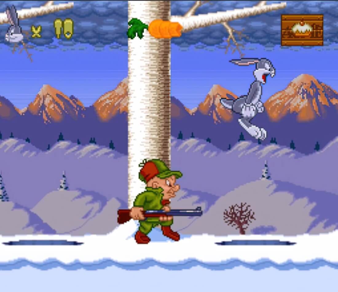 Bugs Bunny Rabbit Rampage прохождение | Super Nintendo | SNES
