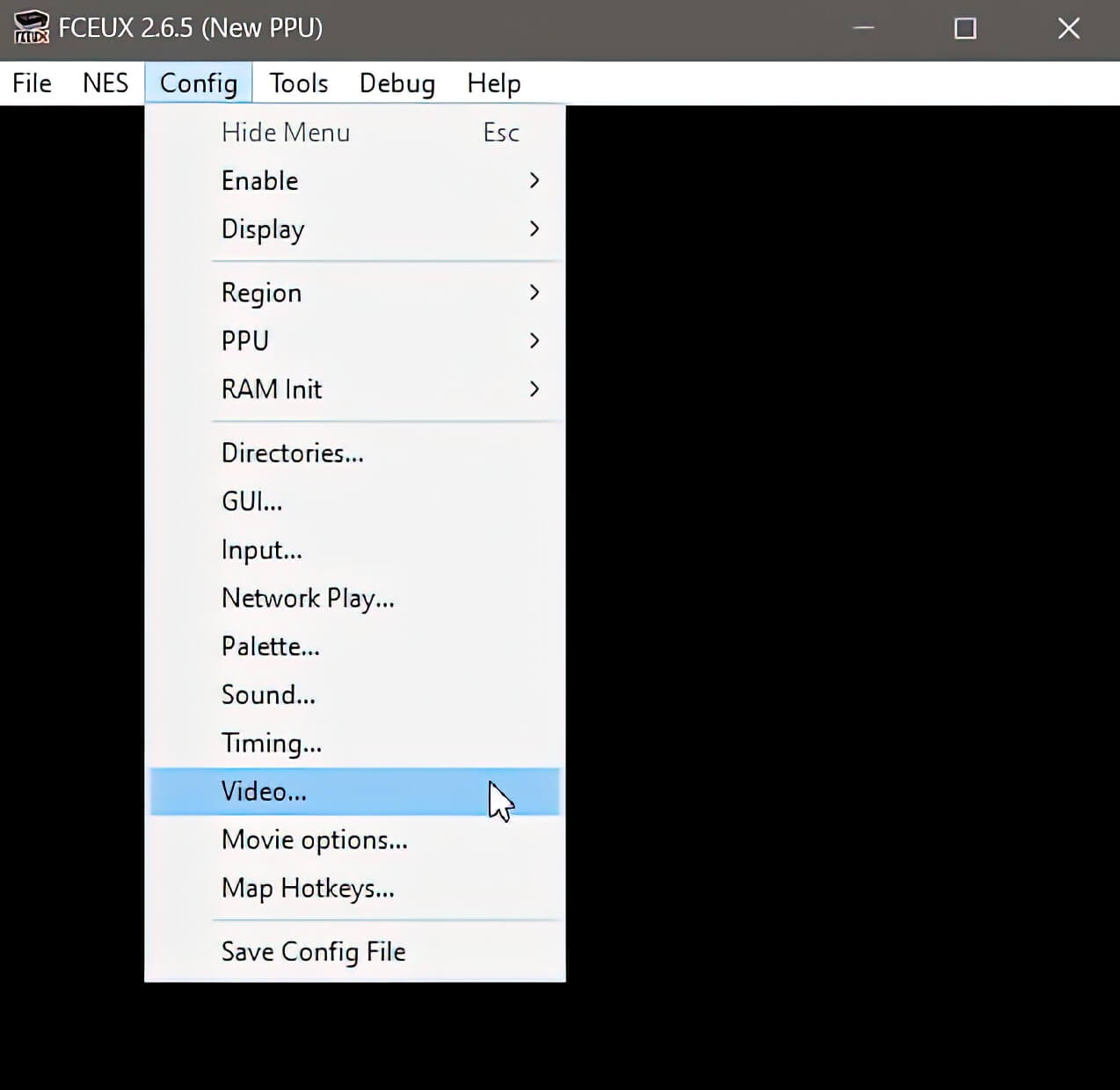 Эмулятор Dendy: FCEUX v2.6.6 | гайд по настройке