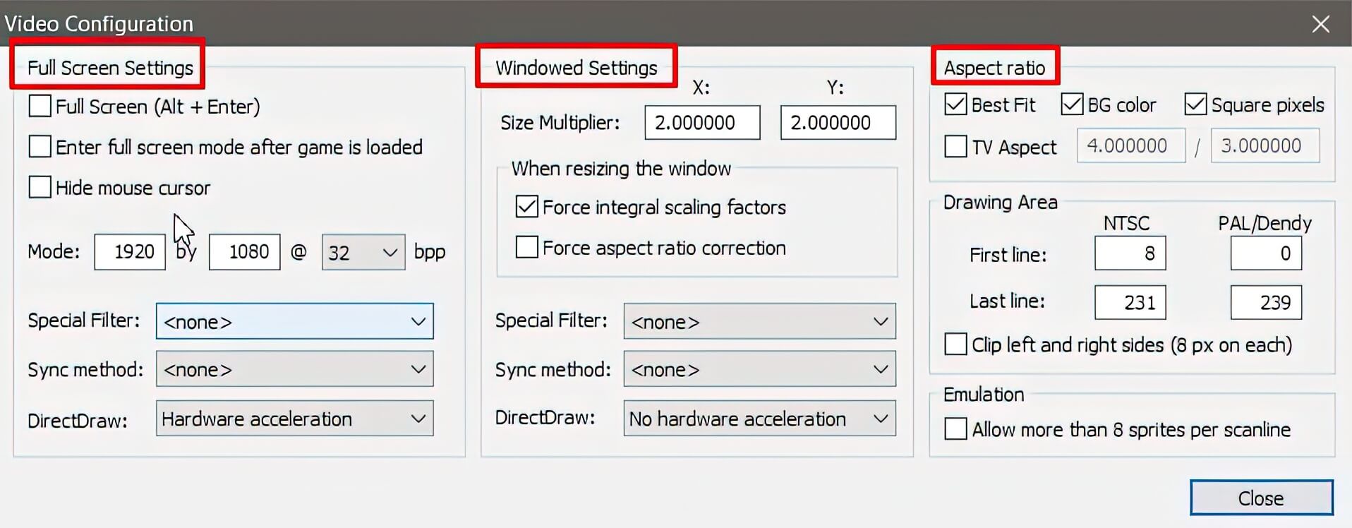 Эмулятор Dendy: FCEUX v2.6.6 | гайд по настройке